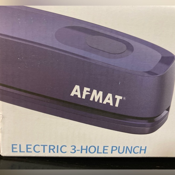 AFMAT | Office | Afmat Electric 3hole Puncher | Poshmark